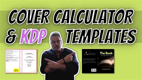Create A Book Cover Using Amazon KDP S Cover Calculator And Template
