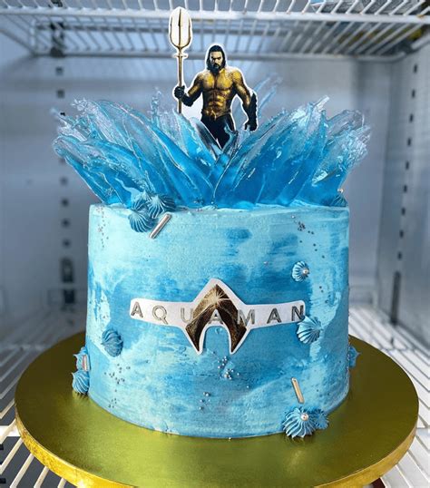 Aquaman Birthday Cake Ideas Images Pictures
