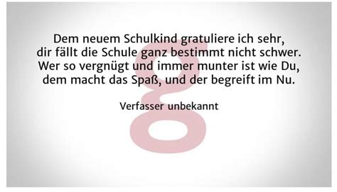 Wünsche zur Einschulung schönsten Sprüche