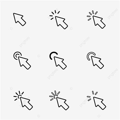 Click Mouse Cursor Vector Hd Images Mouse Cursor Icons Mouse Cursor