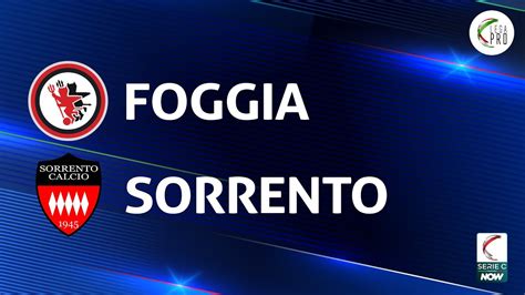Foggia Sorrento 1 1 Gli Highlights YouTube