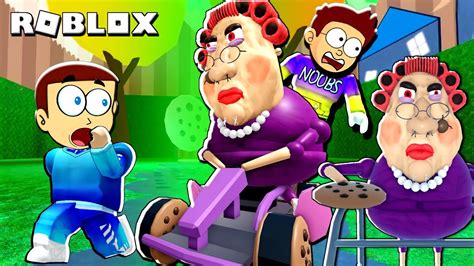 Roblox Escape Evil Grandma First Person Obby Shiva And Kanzo