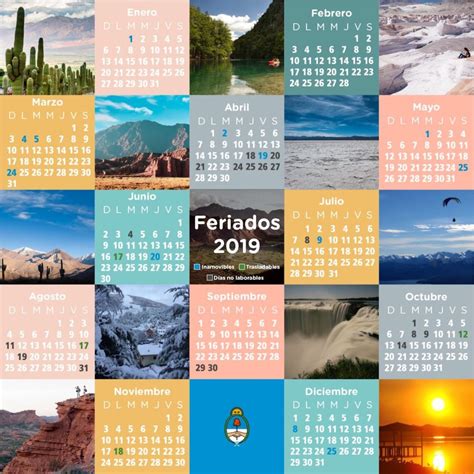 Estos Son Los Feriados Y Fines De Semana Largos 2019 En Argentina
