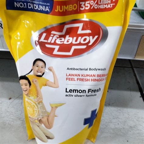 Jual LIFEBUOY Body Wash Lemon Fresh Kuning Sabun Mandi 825ml Shopee