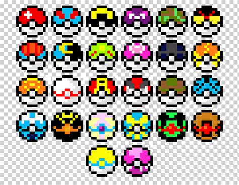 Minecraft pokémon poké ball pikachu pixel art pokeball simetría
