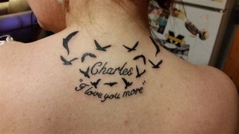 My Tattoo In Memory Of My Husband Memorial Tattoos In Loving