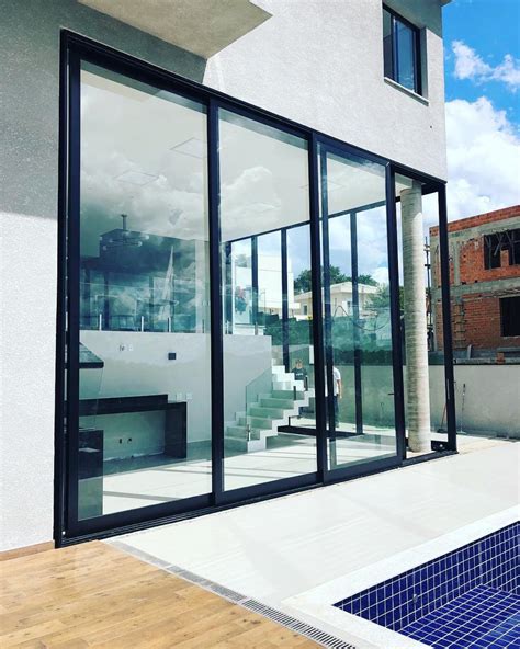 Portas de Vidro Blindex em BH Esquadrias e Vidros Água Branca