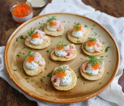 Blinis Med Rejer Og Krydderurtecreme Mummum Dk
