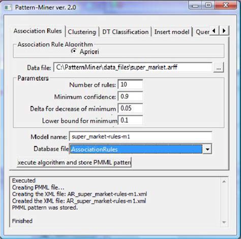 the association rule extraction screen download scientific diagram