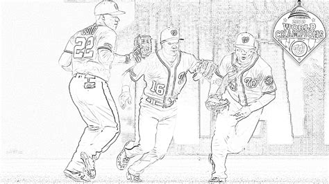 Mlb Coloring Pages Baseball