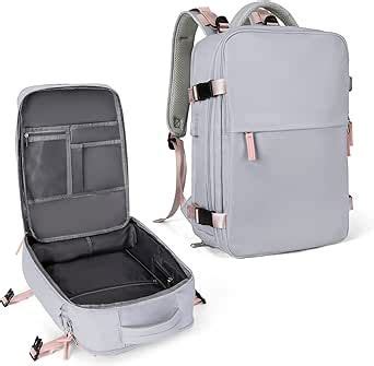 Mochila feminina de viagem grande impermeável casual escolar