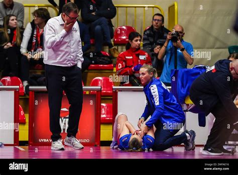 Busto Arsizio Italy 28th Jan 2024 Adelina Ungureanu 19 Of Pinerolo