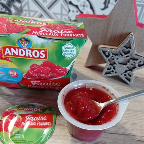 Andros Fraise Morceaux Fondants Reviews Abillion