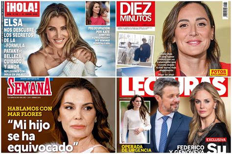 Prensa rosa Estas son las portadas del corazón de hoy 24 de enero