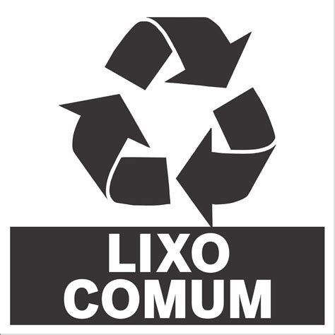 Adesivo Lixo Comum MercadoLivre
