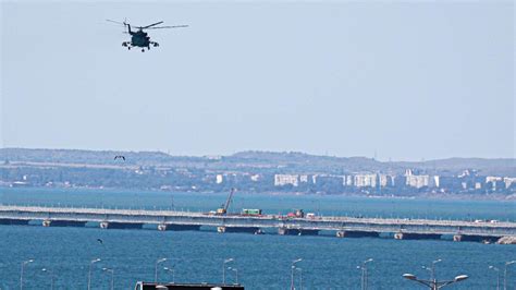 Explosion an Krim Brücke Moskau Kiewer Terrorakt