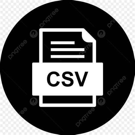 Icono De Documento De Archivo Csv PNG Arte Antecedentes Botón PNG y