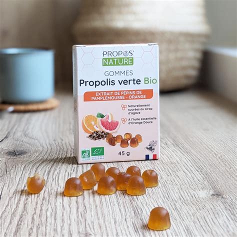 Gommes Propolis Verte Bio Epp certifiées AB 45 g
