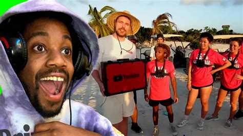 MrBeast I Gave My 100 000 000th Subscriber A Private Island REACTION