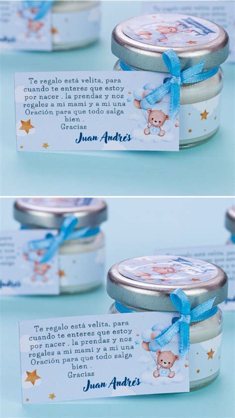 Velas Recordatorio Baby Shower Recordatorio Baby Shower Souvenirs