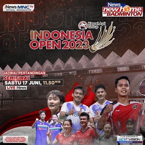 Saksikan Aksi Ginting Dan Pram Yere Di Semifinal Indonesia Open 2023