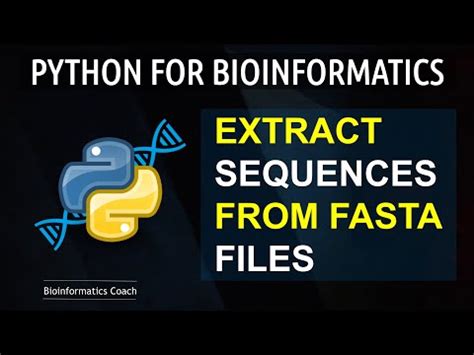 Extract Sequences From A FASTA File Python For Bioinformatics YouTube