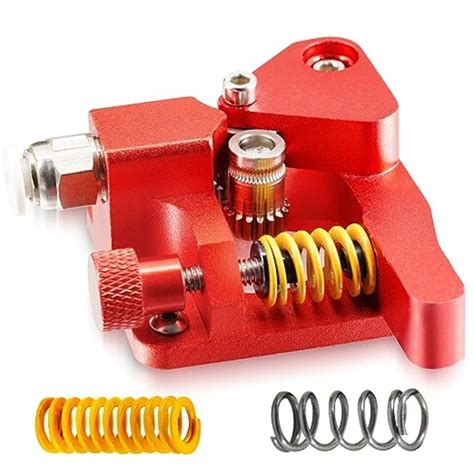 Comprar Rojo Extrusora De Doble Engranaje Aleaci N De Aluminio