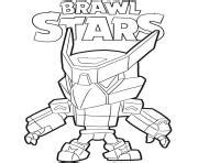 Coloriage Mecha Bo Brawl Stars Game Dessin Brawl Stars à imprimer