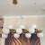 Lustre Pendente Moderno Jabuticaba Palle Dourado C Pulas Brancas