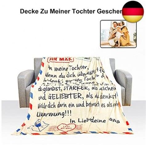 Kuscheldecke F R Meine Tochter An Meine Tochter Decke Von Mama Mutter