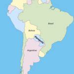 Límites de Paraguay con mapa Saber es práctico
