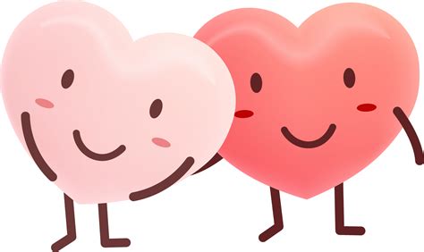 Love Cute Couple Heart Emoji Png