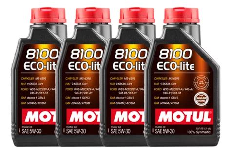 Aceite Motor Auto Motul 8100 5w30 Eco Lite Dexos 4l