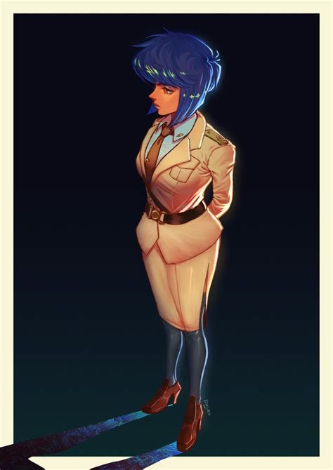 Kusanagi Motoko Ghost In The Shell Drawn By Dujan Danbooru