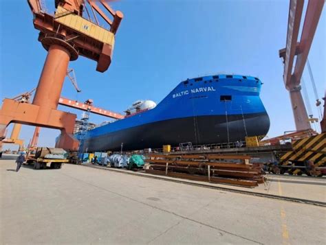 Wuhu Launches LNG Powered Bitumen Tanker Baltic Narval LNG Prime