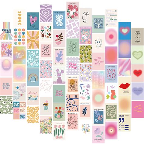 Buy Tramin Pcs Danish Pastel Aesthetic Dorm Room Decor For College