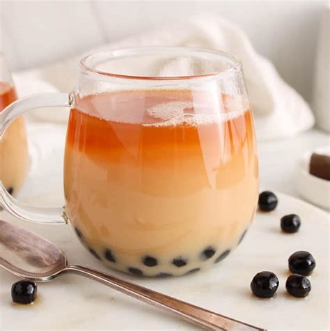 Hot Bubble Milk Tea Boba Plant Based Jess