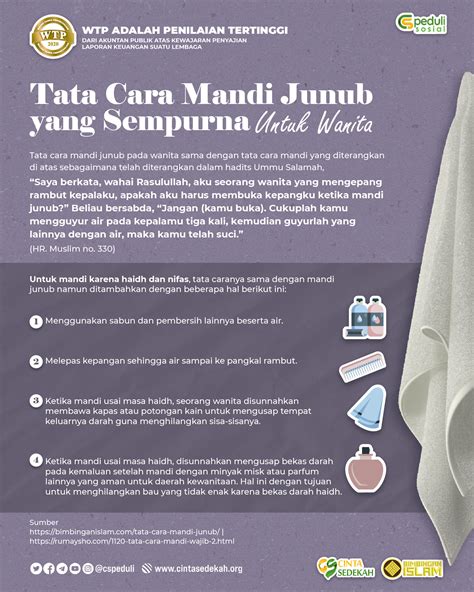 Serial Tata Cara Ibadah Tata Cara Mandi Junub Yang Sempurna Untuk