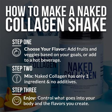 Naked Collagen Prote Na En Polvo De P Ptidos De Col Geno Porciones