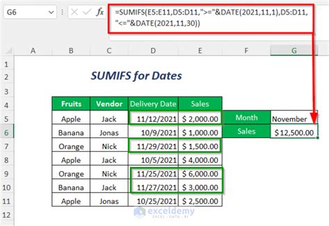 How To Use Sumifs Formula With Multiple Criteria In Excel 11 Ways