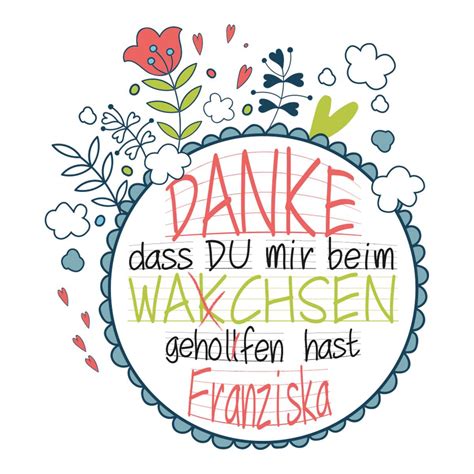 Thermobecher Erzieherin Danke Dass Du Mir Beim Wachsen Geholfen Hast