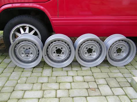 VW T3 FELGI STALOWE 7J14 ET 20 SZEROKA STAL 7034911762 Oficjalne
