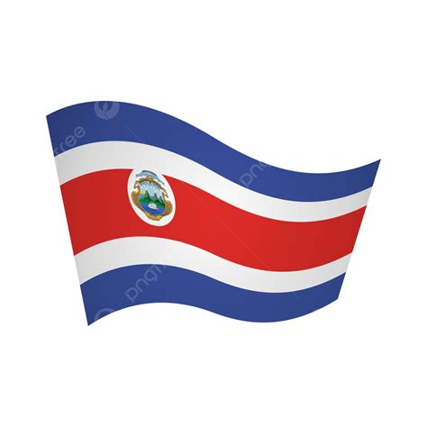 Costa Rica Flag Icon Costa Rica Flag Costa Rica Watercolor Flag PNG
