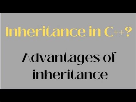 Inheritance In C Advantages Of Inheritance Inheritance C Base