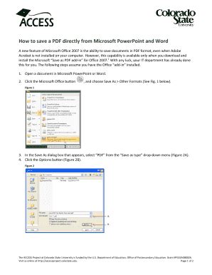 Fillable Online How To Save A PDF Directly From Microsoft PowerPoint