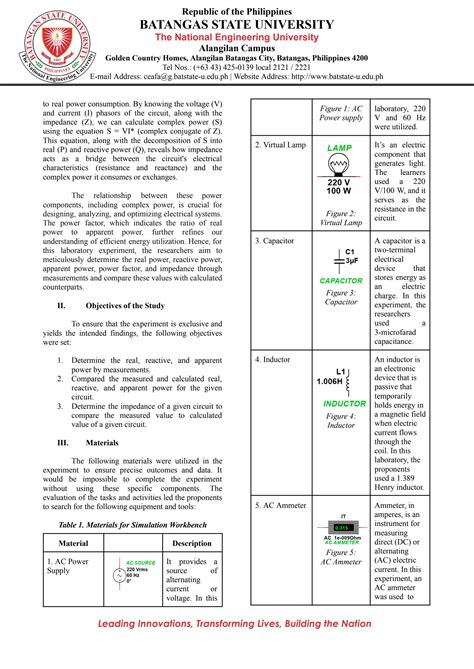 Solution Laboratory Report Real Reactive And Apparent Power Studypool