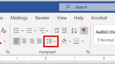 6 Cara Mengatur Jarak Baris Di Word Agar Lebih Rapi