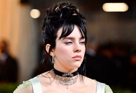 Billie Eilish On The Red Carpet For The 2022 Met Gala May 2nd 2022 At