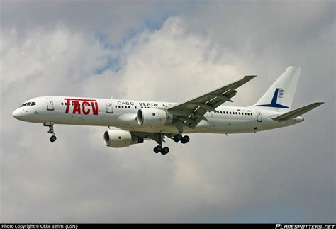 D4 CBP TACV Cabo Verde Airlines Boeing 757 2Q8 Photo By Okke Behm