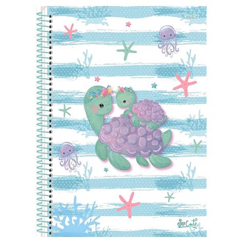 CADERNO ESPIRAL 1 4 CAPA DURA 80FLS SÃO DOMINGOS SO CUTE C 10
